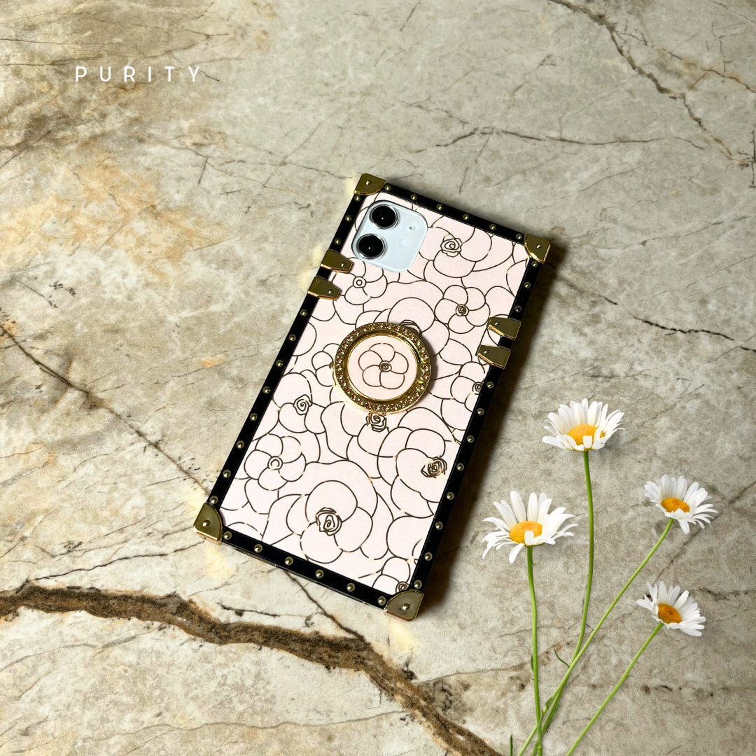 Antheia - Pink Floral iPhone 16 Pro Max Case by PURITY