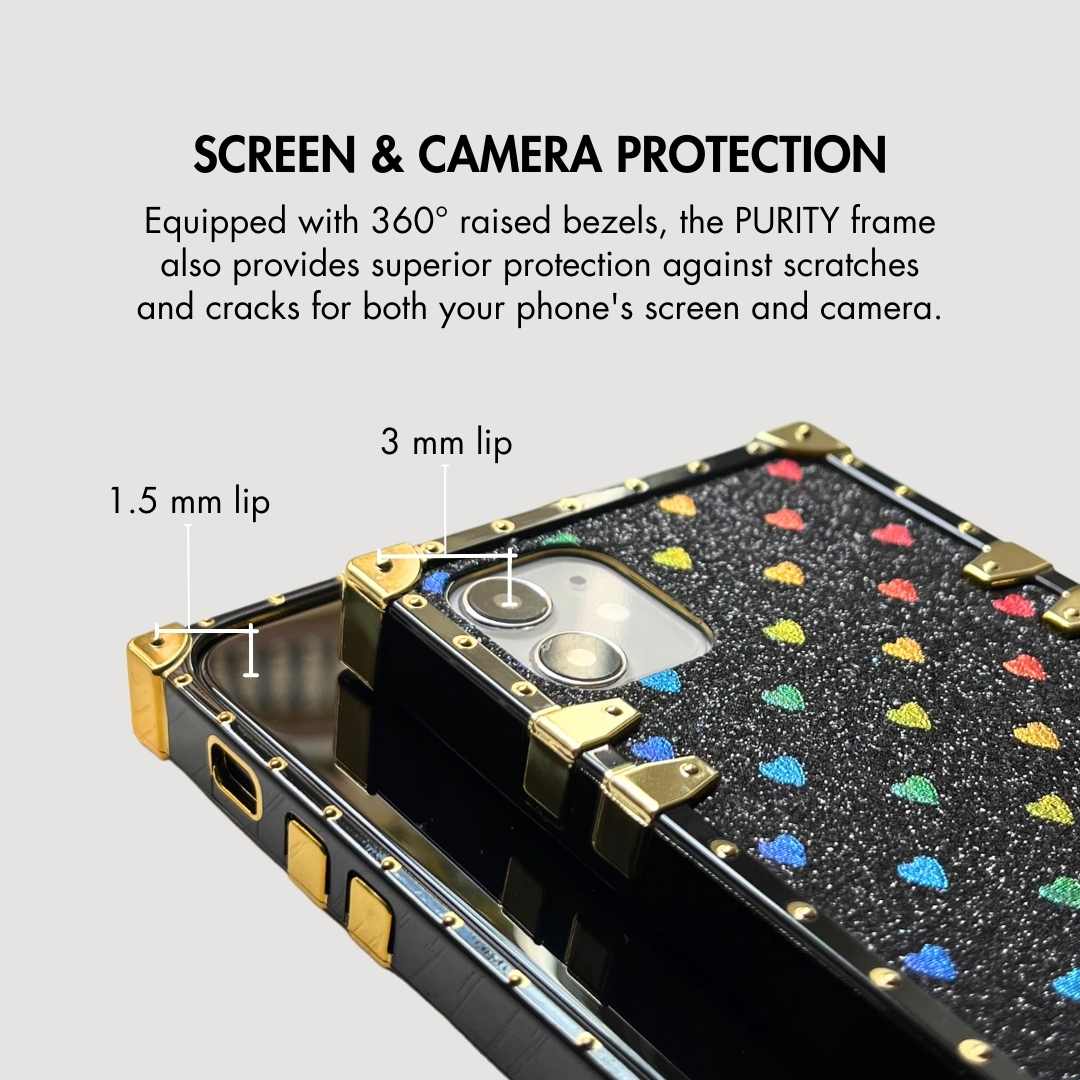 Passion - Black Glitter Samsung Galaxy S26 Ultra Case by PURITY